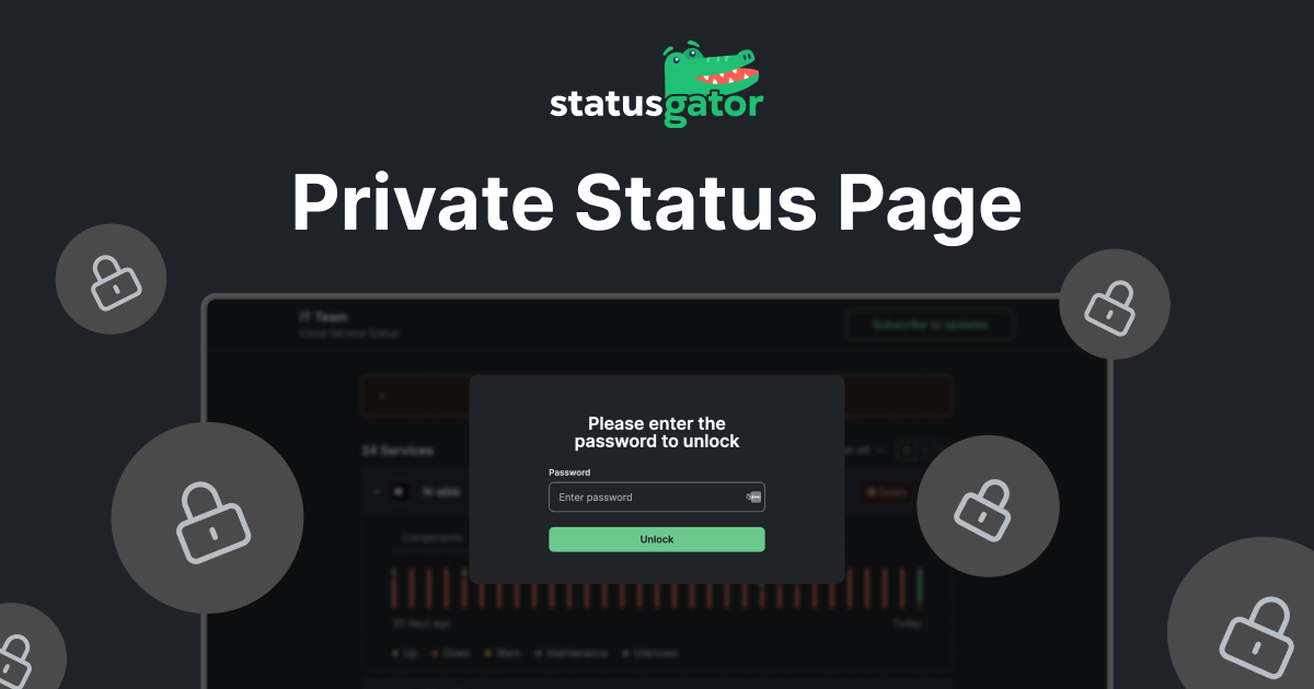 Private Status Page | StatusGator