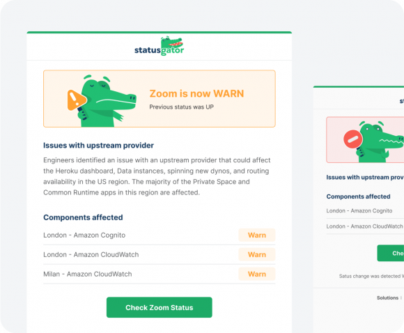 Hosted Status Page for Applications | StatusGator